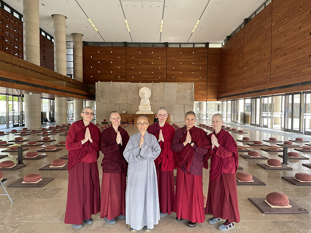 Sravasti Abbey, Dharma Drum Monastery Monastics Gathered for a ...